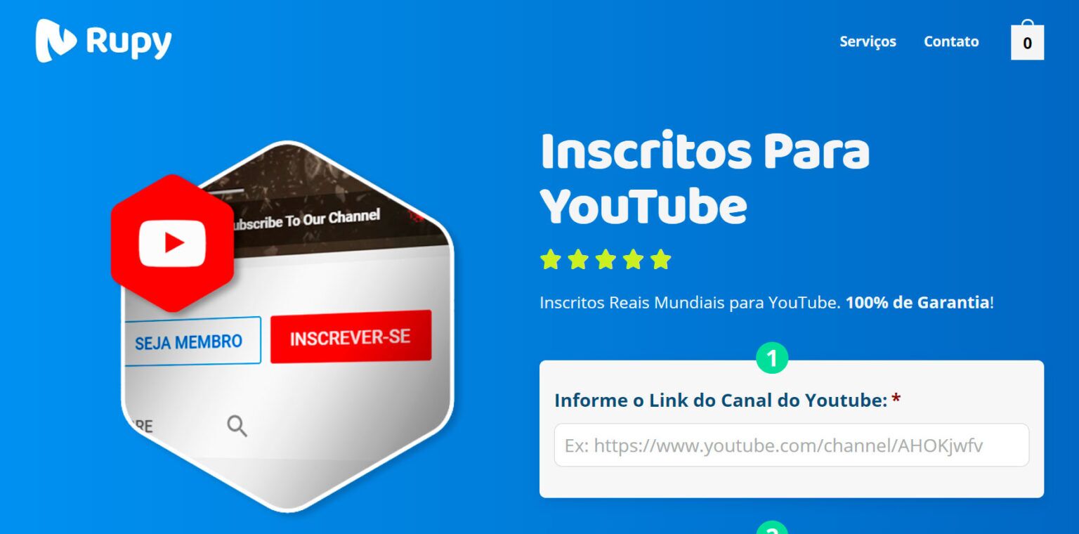 Comprar Inscritos YouTube REAIS (100% Seguro)
